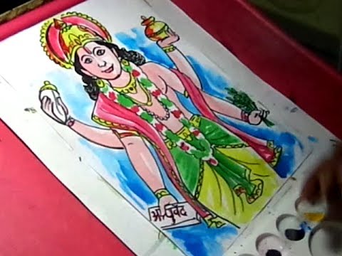 How to Draw Lord Dhanvantari Drawing – William M. Landon
