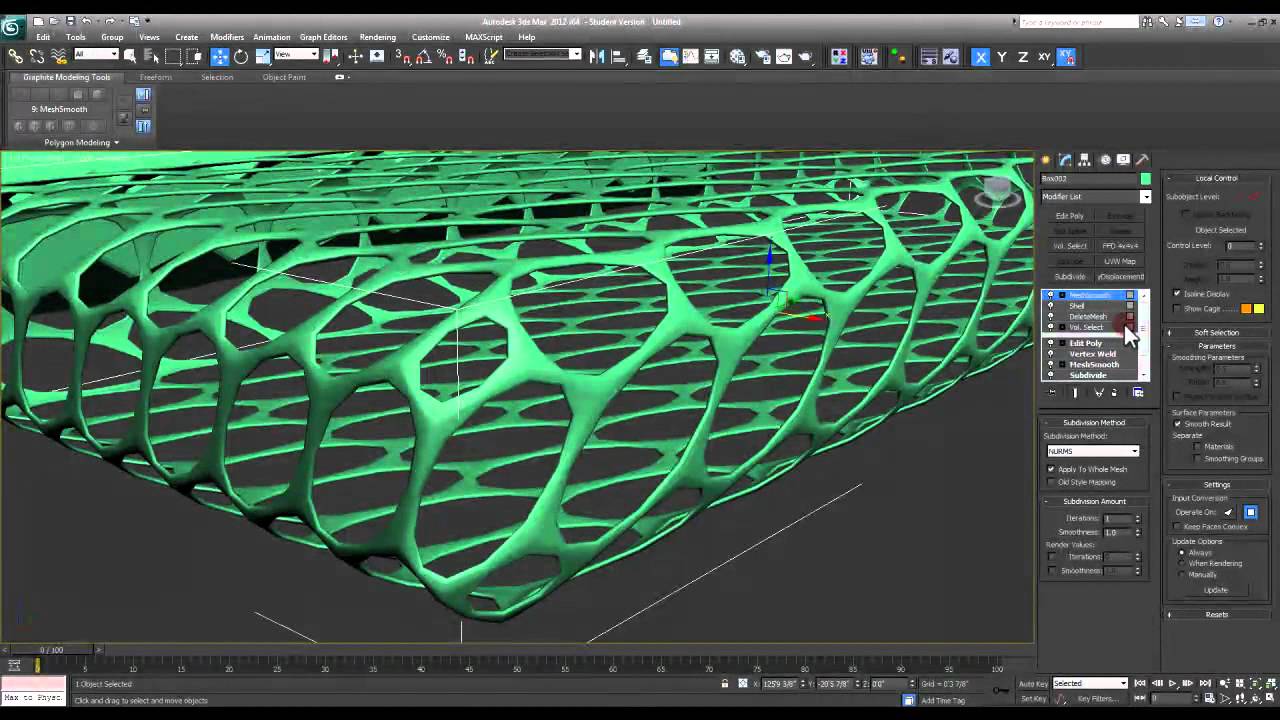 3ds Max Tutorial - Edit Poly Modifier - Modifier Stack 3ds Max - Workshop 02