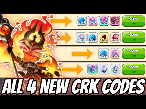 4 NEW CRK CODES π± Redeem Now in Cookie Run Kingdom!