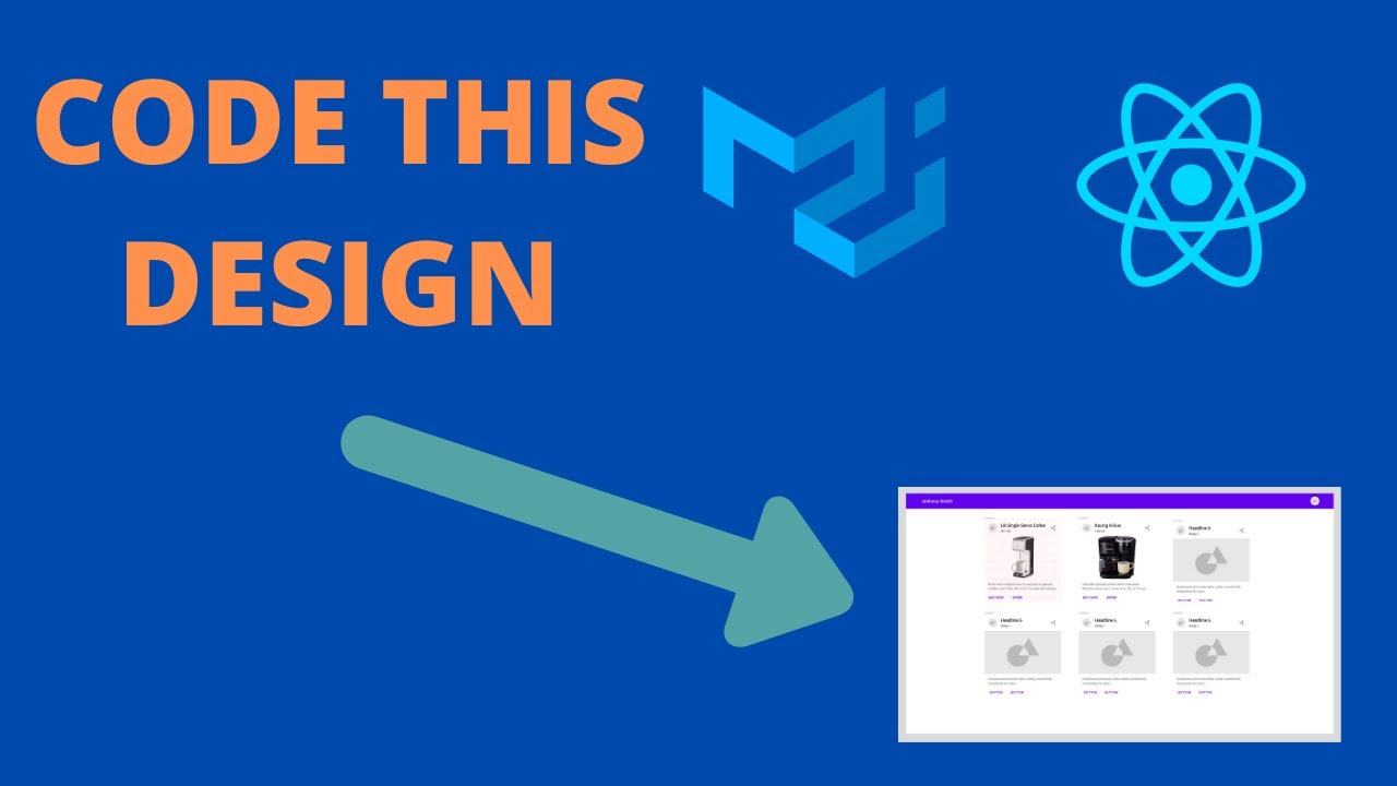 React + Material UI #2: Actually coding a UX design