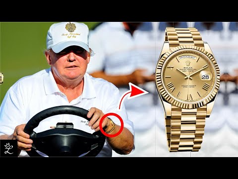 Exclusive Peek: Trump's Luxury Watch Collection Uncovered!