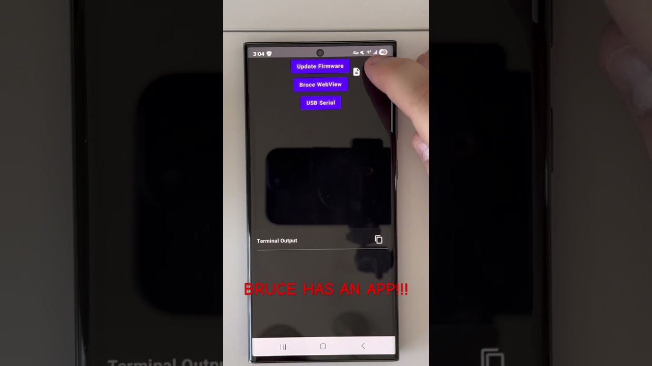 Bruce now Has An App!!! #cybersecurity #esp32 #tech #ethicalhacking #flipperzero