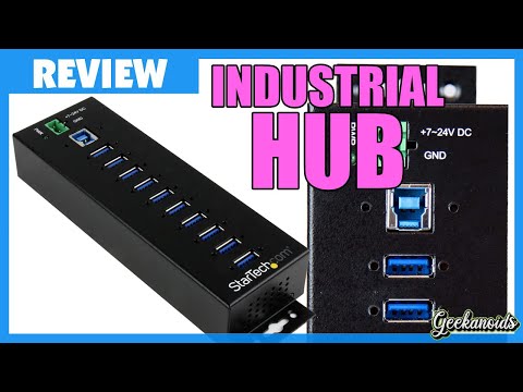 StarTech Industrial 10-Port USB 3.1 Gen1 Hub HB30A10AME Review