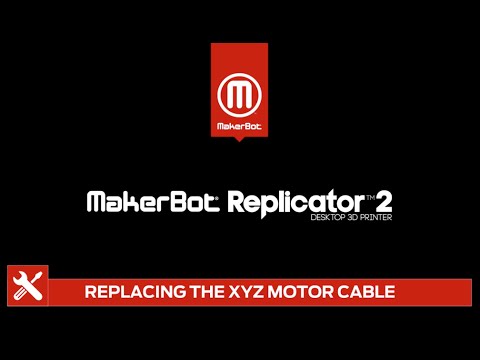 MakerBot Support | Replicator 2 - Replacing the XYZ Motor Wiring Harness