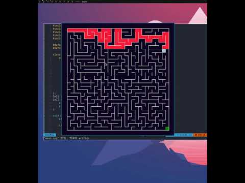 GitHub - divinepaul/maze_game: A simple maze solver game made with SFML/C++
