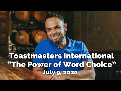 Toastmasters International: The Power of Word Choice