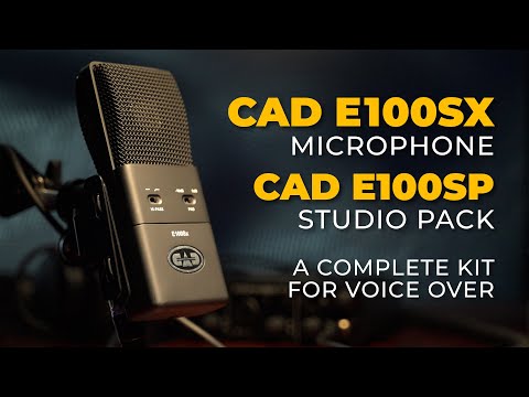 CAD E100SP / CAD E100SX Microphone: Complete Voice Over Kit!