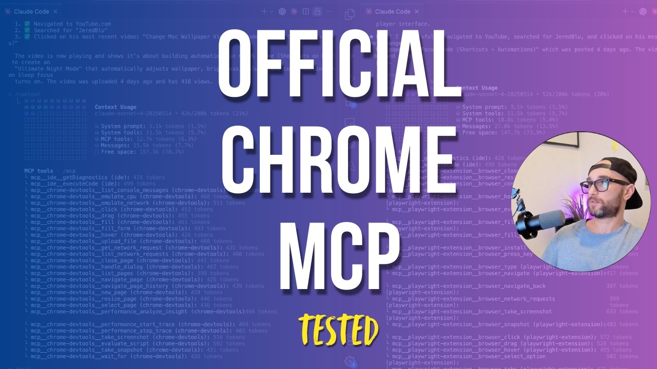 Official Chrome MCP Beats Playwright (More Tools & Less Tokens)