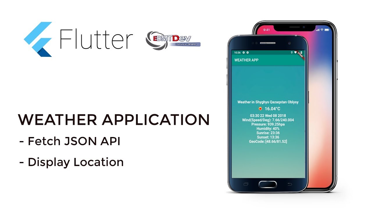 Flutter Tutorial - Weather App part 1 Build Data Model