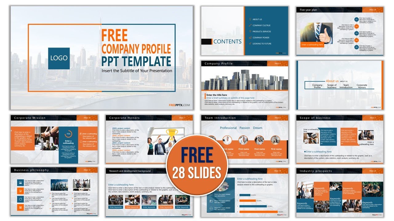 Template PPT Company Profile Gratis