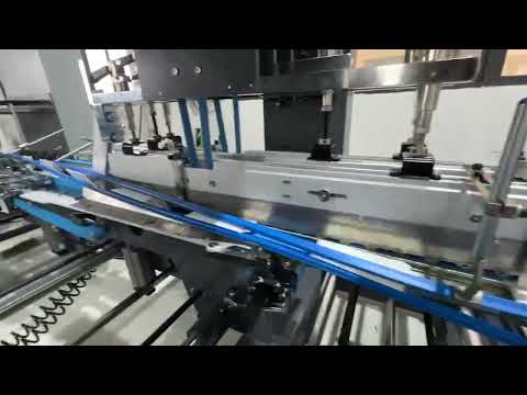 Rolam 1100-LC-S 4 6 corners folder gluer folding secte with upper driven testing with 4 corners box