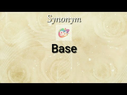Base Synonym with Meaning||Googul Dictionary||
