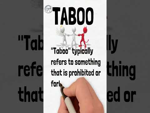 TABOO Word Definition?#animation #tranding #short#viral