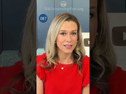 Official USCIS 100 Civics Q 87 | US Citizenship Test 2008 civics #n400 #citizenshipwithjackie