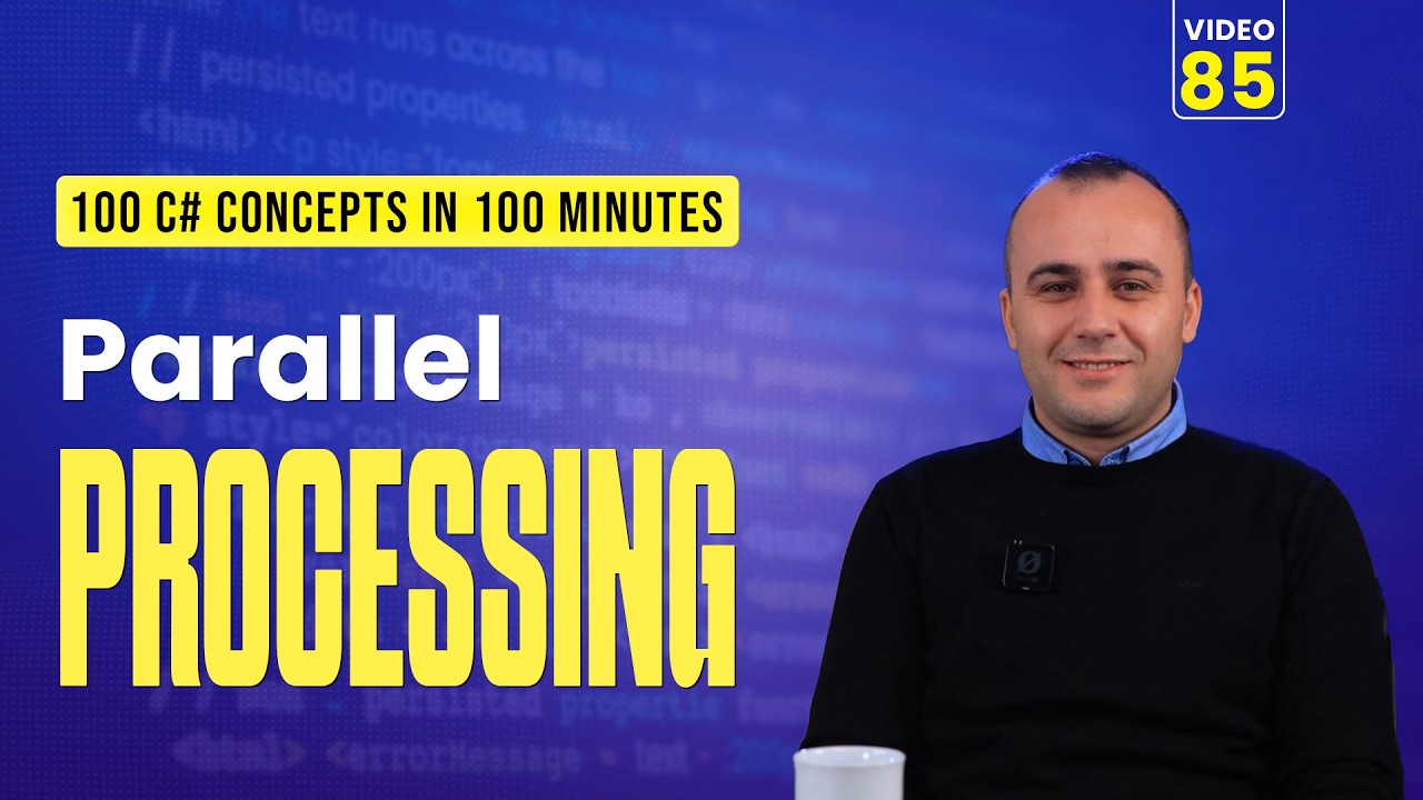 85. C# Parallel Processing | TPL, Parallel.For & PLINQ