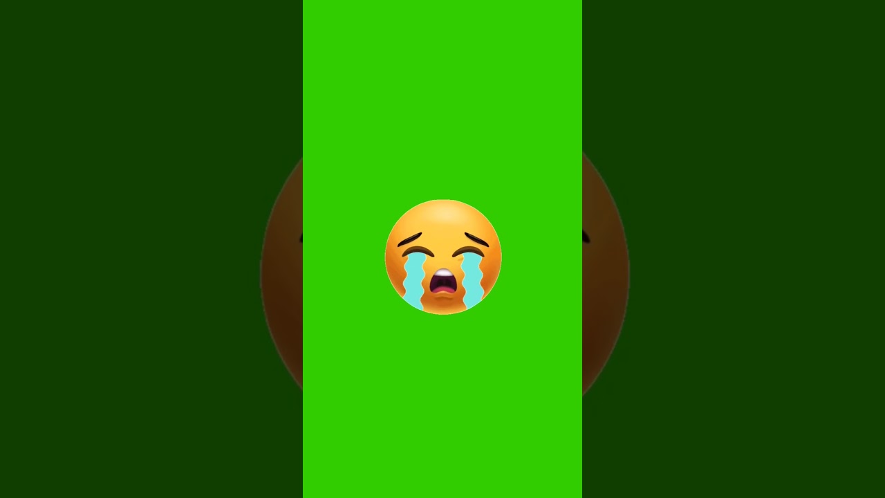 crying emoji green screen #greenscreen #shorts