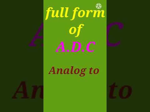 full form of ADC