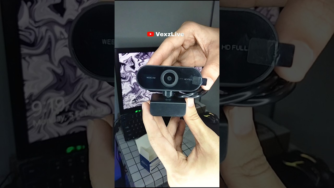PC Webcam From Temu Only 🤑🤫 $1 #pcgaming #camera #handcam #unboxing #awesome