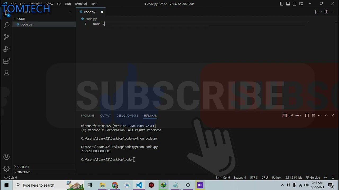 Variables in Python | Python Tutorials