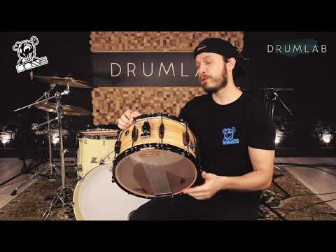 BONE Drums - Custom Shop Maple Snare Drum 14x4.5 - 'Marine | Reverb