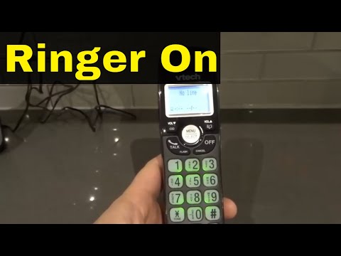 Vtech Cordless Phone-How To Turn Ringer On-Easy Instructions