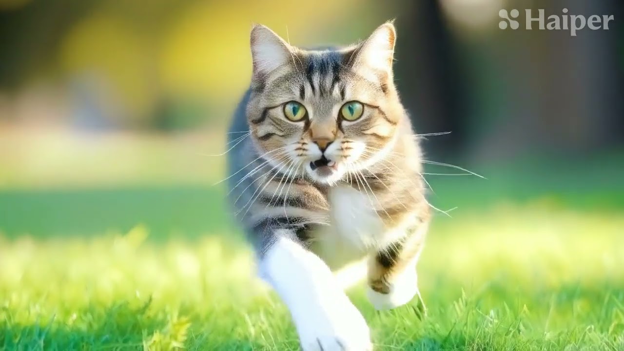 Cat running Gif @dojacat
