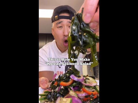 Sweet & Sour Seaweed Salad 🥗👨🏻🍳🥒