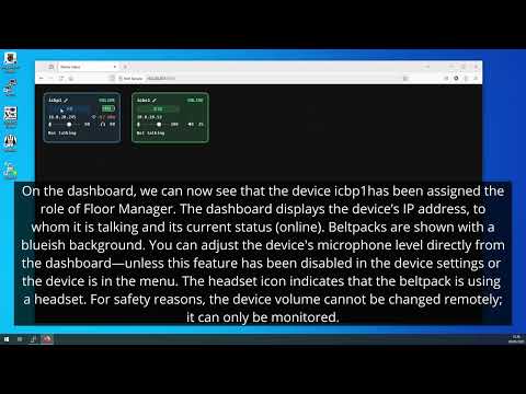 5. HALPIS INTCM SW beltpack configuration