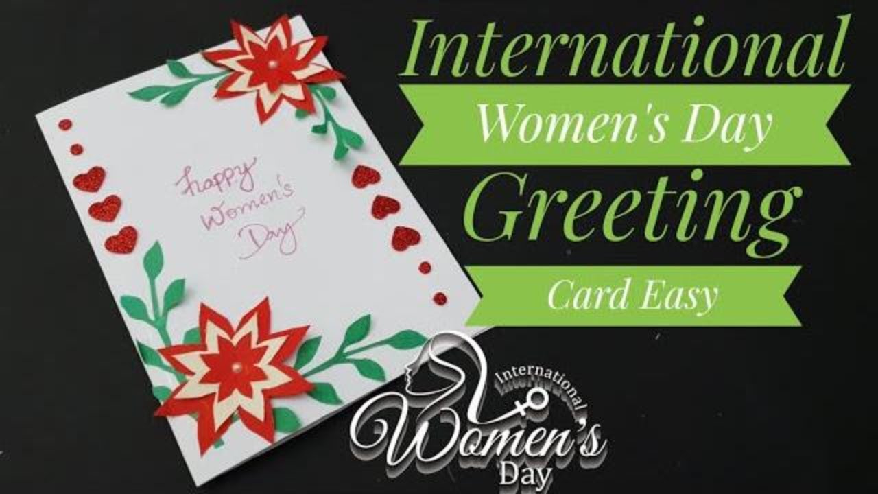 International Womens Day Special Card 2021 / Happy Womens Day Greeting Card Easy / Click2papercrafts