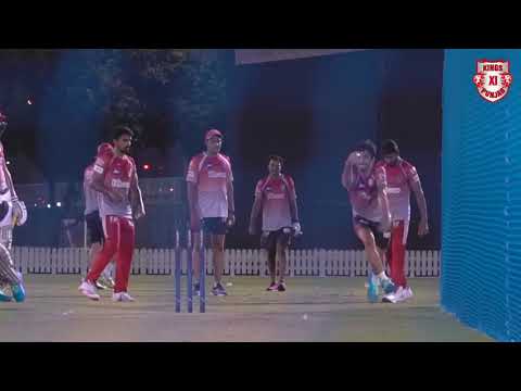 Ravi bishnoi perfect bowling action in Kings Xi Punjab nets