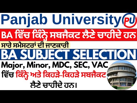 NEP 2020 Explained: How to Choose Major, Minor, MDC, SEC, VAC Subjects in BA?