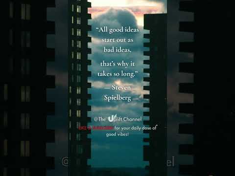 The Truth Behind Every Great Idea đź’ˇ | Spielberg’s #wisdom on Starting SmallÂ