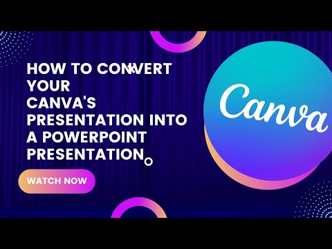 How to Convert a Canva Presentation to PowerPoint