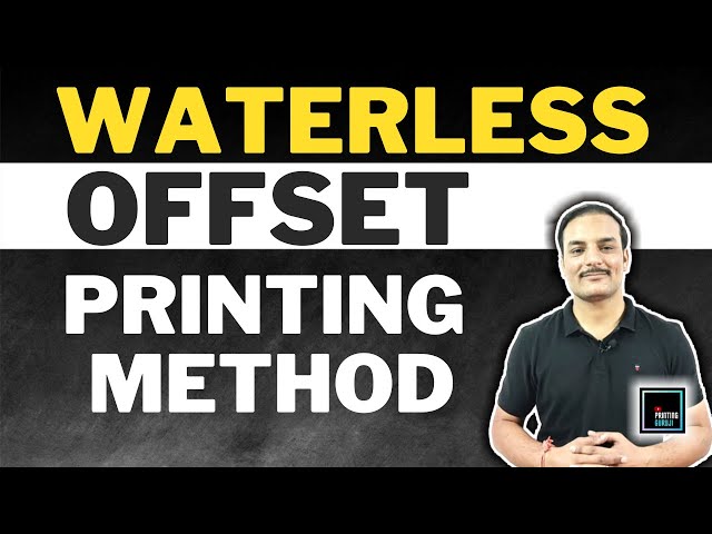 Revolutionizing Printing: The Waterless Offset Printing Method | Galaxy.ai