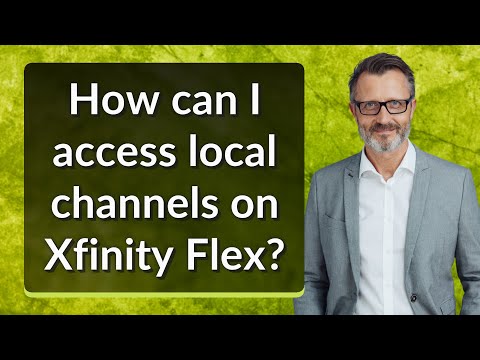 How can I access local channels on Xfinity Flex?