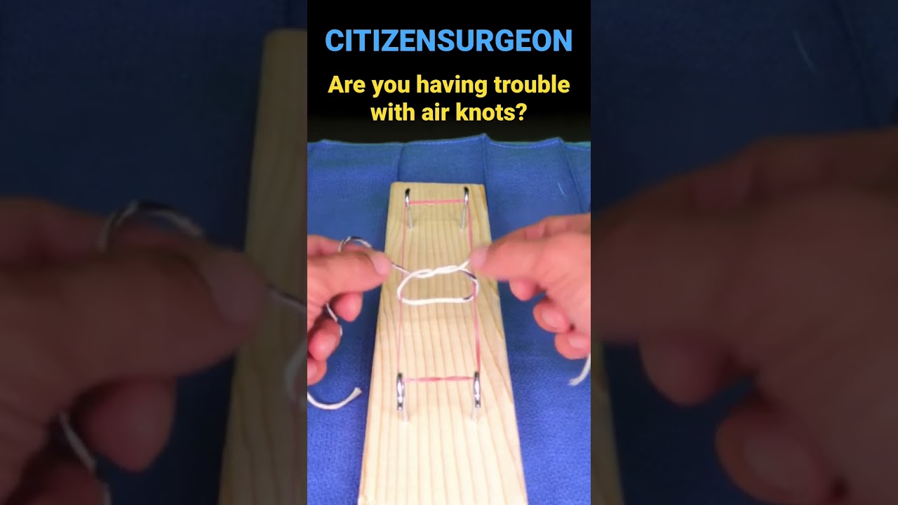 How I throw a surgeon's knot - make it easy