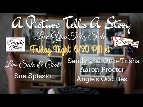 A Picture Tells A Story | The Cute Kids Show | Live Vintage Sale & Chat | June 20 @7pm et (4pm pt)