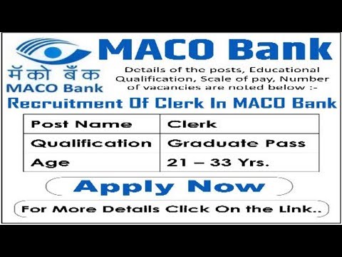 MACO Recruitment 2018 | Latest Govt Jobs | Sarkari Naukri