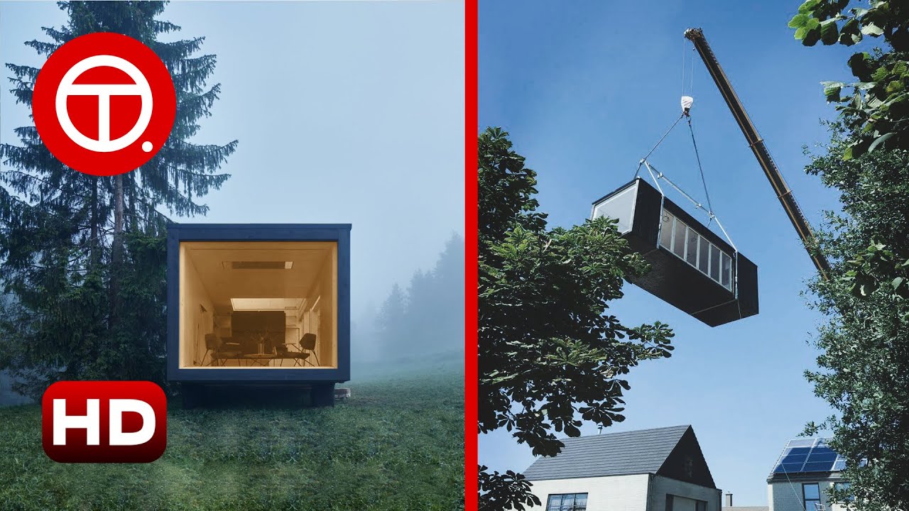 Incredible Prefab Modular House | Next Level Fast Construction Mobile Architecture | Tech Quarks ▶01