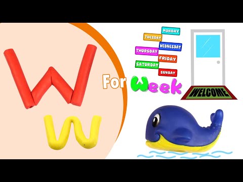 Words That Start With W - Vocabulary + More Alphabets Video