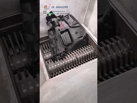 car bumper shredding machine | heavy industrial shredder machine