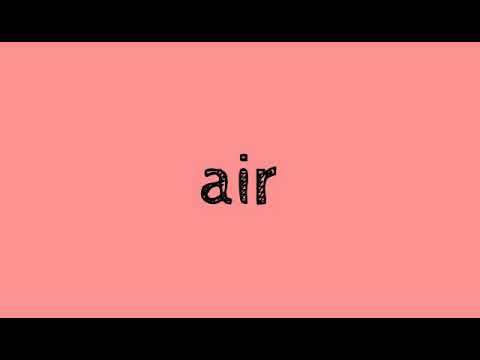 Words with 'air' sound