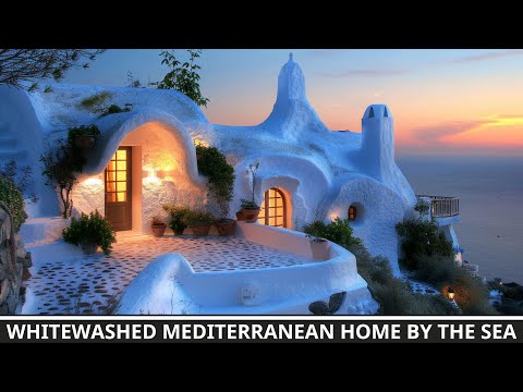 A Mediterranean Dream: Whitewashed Walls, Sea Breeze & Garden Bliss