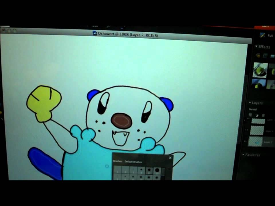 Lazy (Yet Again) Oshawott and Piplup Speedpaint
