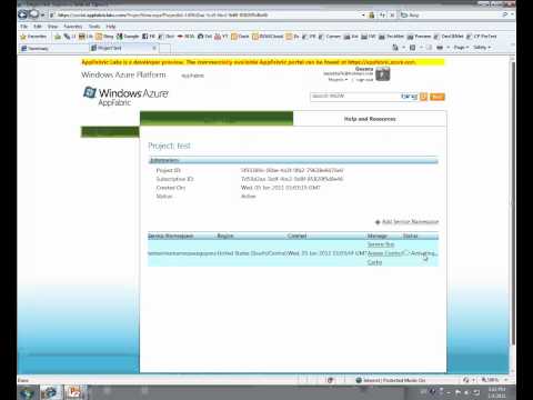 Windows Azure AppFabric ACS v2 Prerequisites.mp4