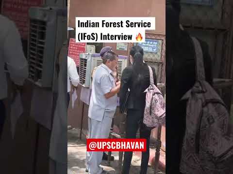Indian Forest Services (IFoS) Interview🔥 @upscbhawan All The Best!