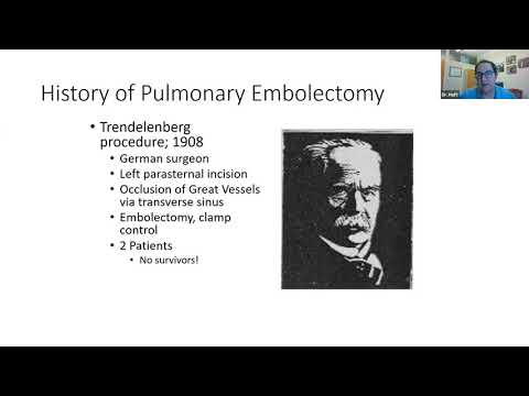 HSRQ Clinical Lecture series presents, Dr. Jonathan Haft talking about his CTEPH practice