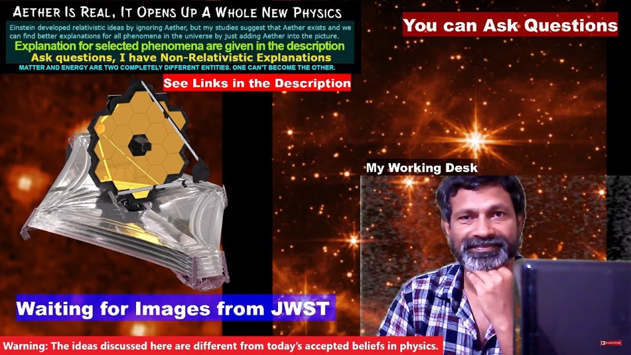 AETHER EXPLAINS EVERYTHING | Live Streaming from My Office | New Physics | Joseph George