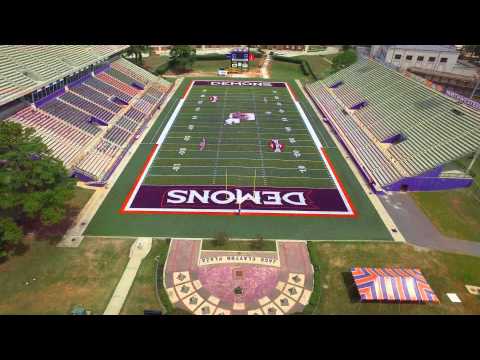 Ever wonder how they repair the lights at Turpin Stadium ...