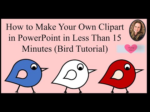How to Make Your Own Clipart in PowerPoint in Less Than 15 Minutes (Bird Tutorial)